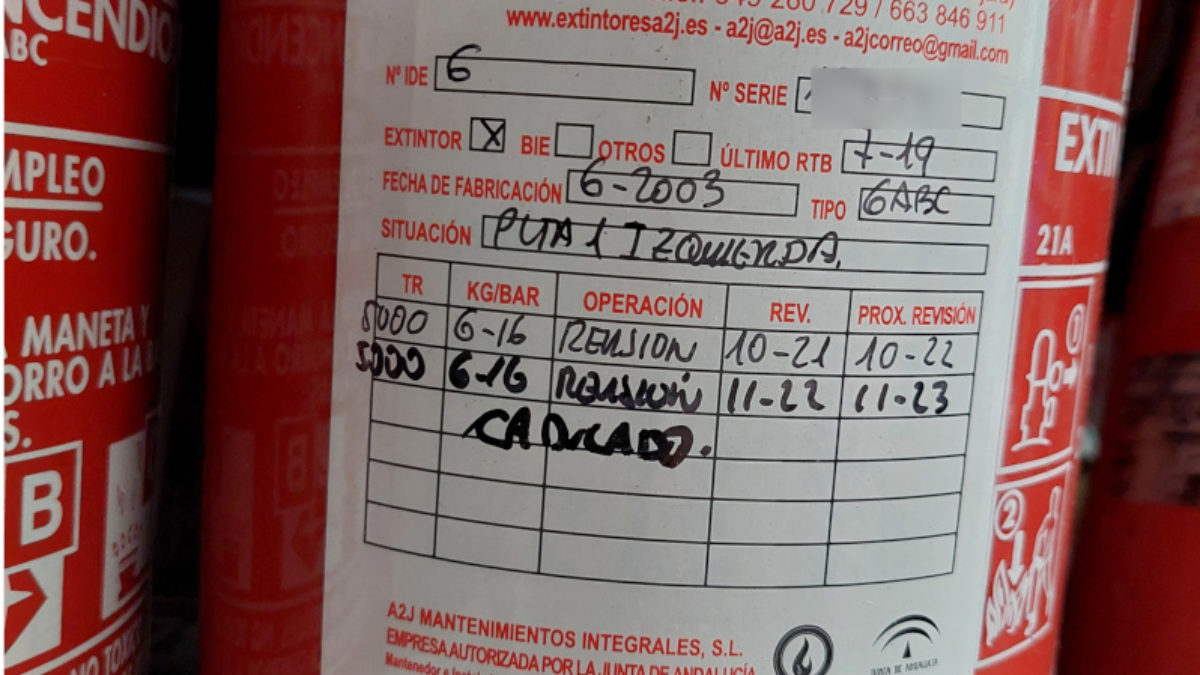 ¿Qué hacer con un extintor caducado? - Garex Extintores